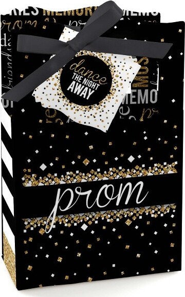 Big Dot of Happiness Prom - Prom Night Party Favor Boxes - Set of 12 ...
