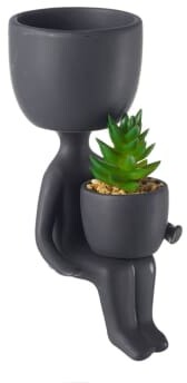 Parlane Living - Large Figure Planter with Faux Succulent - ShopStyle ...