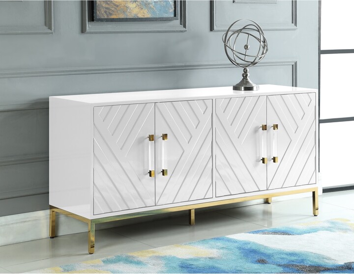 Strick & Bolton Fourier Geometric 4-door Sideboard - ShopStyle