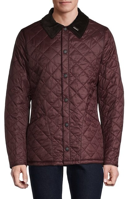 Barbour Diamond-Quilted Snap-Front Jacket - ShopStyle Outerwear