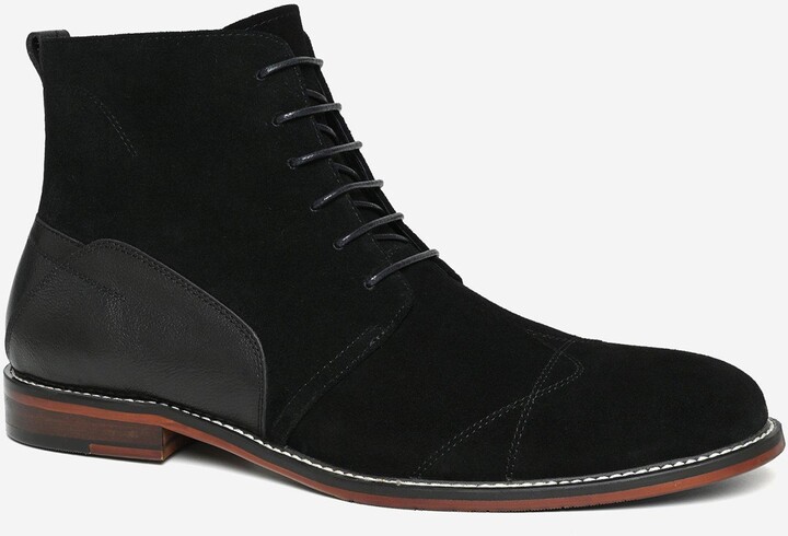 Alexander Pace 'Rudyard' Premium Leather & Suede Chukka Boots - ShopStyle