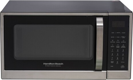 Hamilton Beach Professional 1.3 cu ft 1000 Watt Air Fry Microwave Oven ...