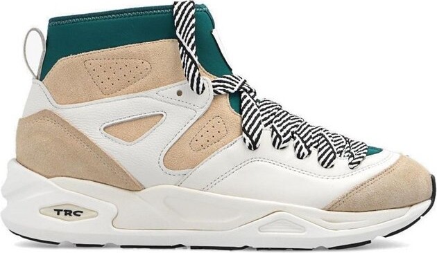 Puma X AMI TRC Blaze Mid Lace-Up Sneakers - ShopStyle