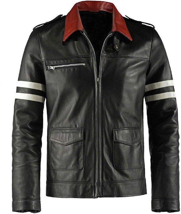 Fashion_First Mens Prototype Alex Mercer Dragon Patch Black Costume ...