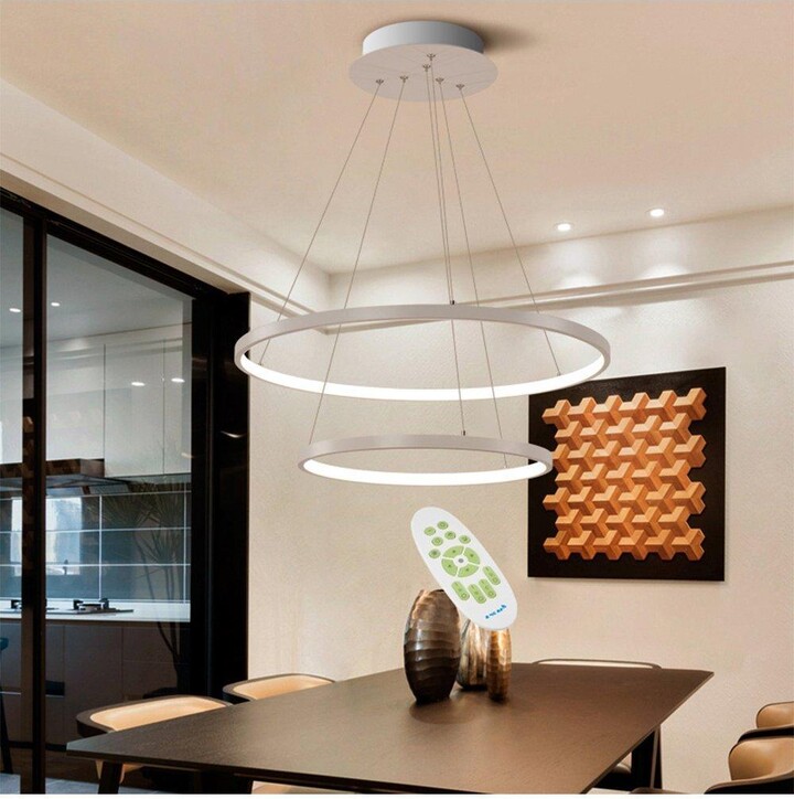 Living and Home Modern Tiered LED Ceiling Hanging Pendant Light - ShopStyle