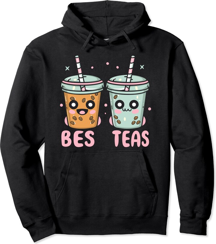 Cute Kawaii Couple Bubble Boba Milk Tea Bes Teas Kawaii Boba Drinks ...