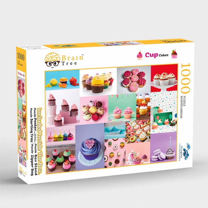 Brain Tree Games Cupcakes 1000 Piece Jigsaw Puzzle - ShopStyle