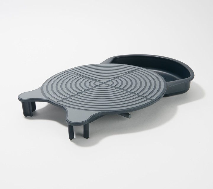 Setnserve Set N Serve Adjustable Plate Holder w/ Detachable Side Caddy ...