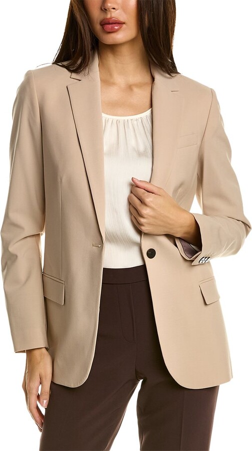 Theory Staple Wool-Blend Blazer - ShopStyle