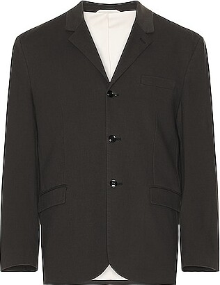 Lemaire 3 Button Jacket in Charcoal - ShopStyle Sport Coats & Blazers