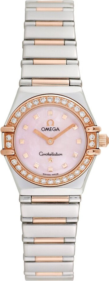 Heritage Omega Omega Women's Constellation Diamond Watch (Authentic Pre ...
