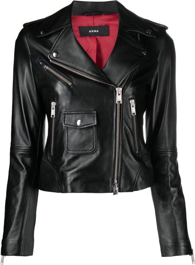 Arma Delhi leather gilet - ShopStyle