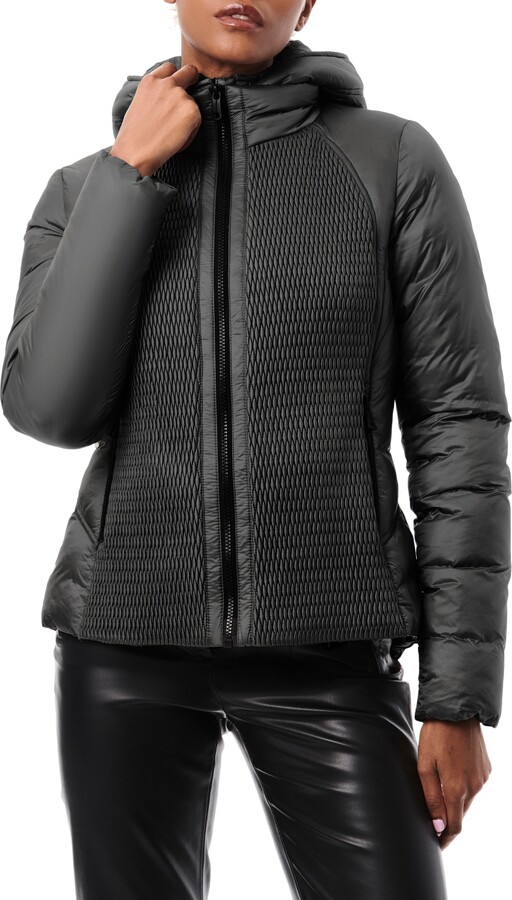Bernardo Textured Insulated Puffer Jacket - ShopStyle