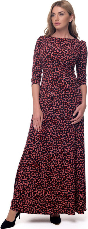 Arefeva Black & Red Dress - ShopStyle