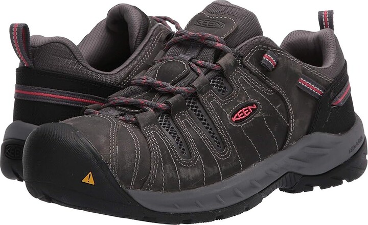 Keen Flint II (Steel Toe) Women's Work Boots Magnet/Rose : 5 B - Medium ...
