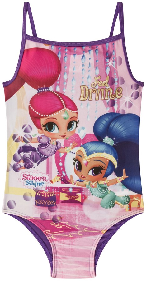 Shimmer & Shine As Available Childrens/Kids Shimmer and Shine Swimsuit ...