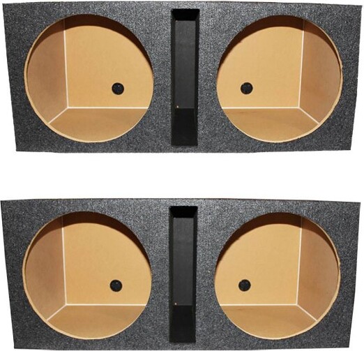 Qpower Q Power QBASS Dual 15-Inch Vented Subwoofer Box 2 Speakers ...