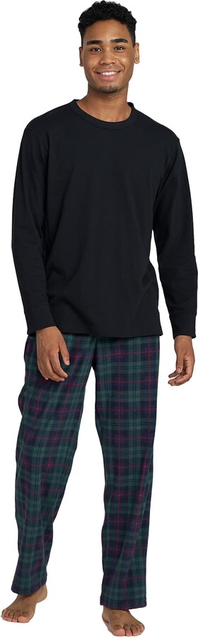 LAPASA Men's Casual Loungewear Fleece Pyjama Set Relaxed Fit Lounge Top ...