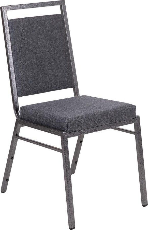 Emma+Oliver Square Back Banquet Stack Chair - Wedding Party Event Chair ...