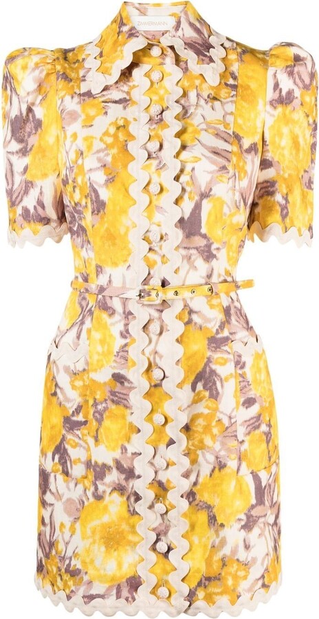 Zimmermann High Tide Ric Rac mini dress - ShopStyle