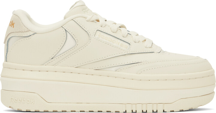 Reebok Classics Beige Club C Extra Sneakers - ShopStyle