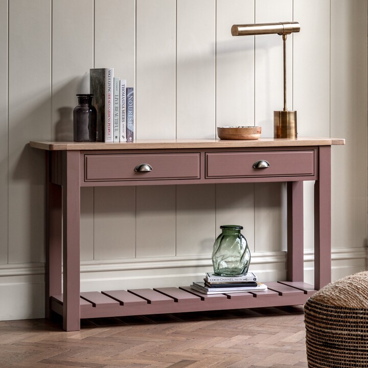 Cedar & Sage Elda Console Table Pink - ShopStyle
