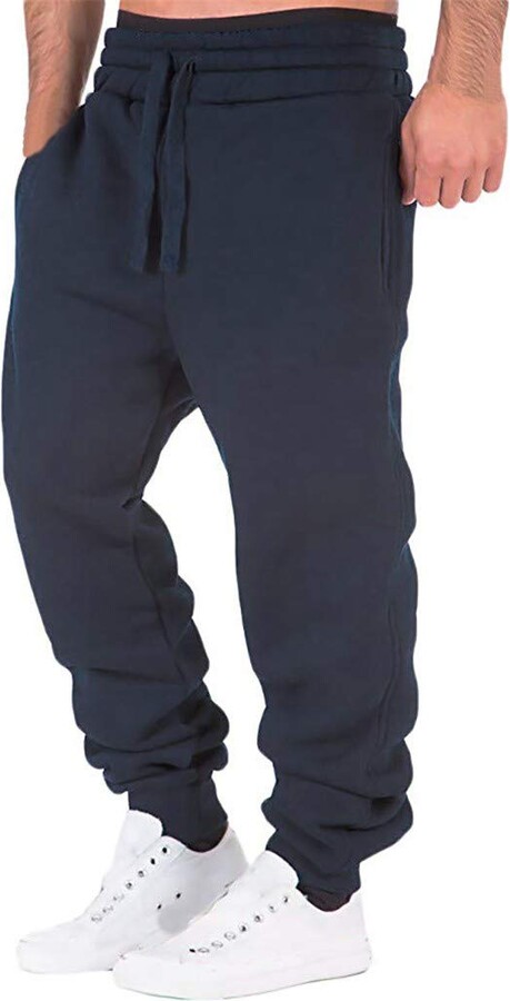 Kangyan Mens Sweatpants Sweat Pants for Men Men's Basic Active Fleece ...