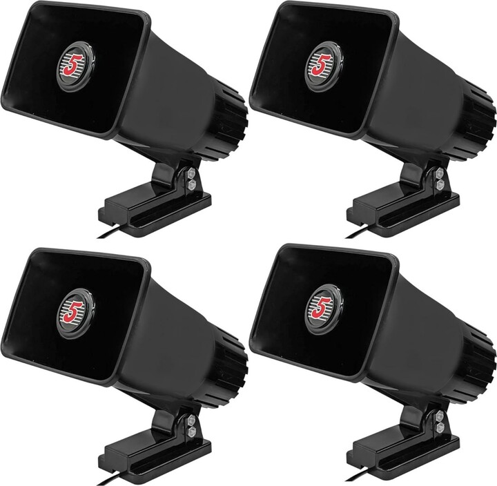 5 Core Indoor Outdoor Pa Horn Speaker 6 x 4 Inch Loud Pa System 8 Ohm ...