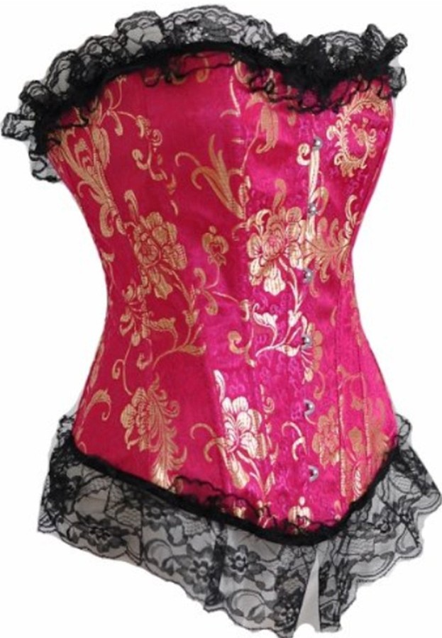 Martya Wedding Floral Body Sharper Corset Basque Bustier Lingerie Plus ...