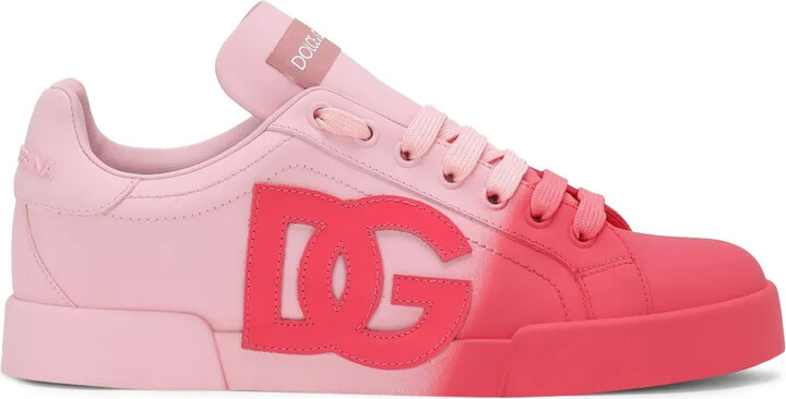 Dolce & Gabbana Portofino gradient leather sneakers - ShopStyle