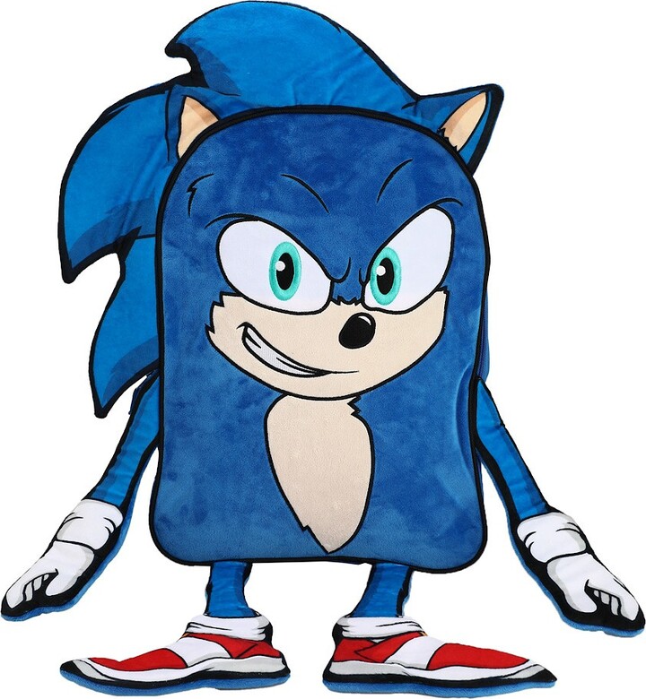 Sonic The Hedgehog Sonic Youth Plush Character Backpack - ShopStyle ...