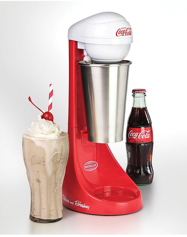 Nostalgia Red Coca-Cola Limited Edition Two-Speed Milkshake Maker ...