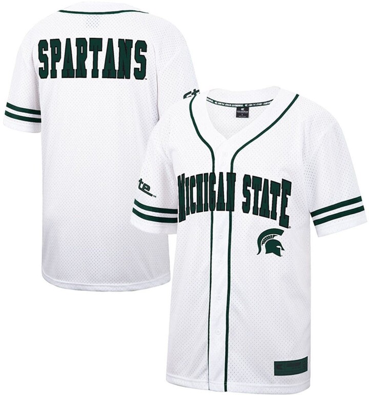 Colosseum Men's White/Green Michigan State Spartans Free Spirited ...
