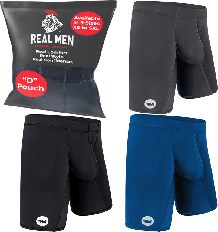 RM Real Men Real Men Bulge Enhancing Pouch Underwear for Men – 1 or 4 ...