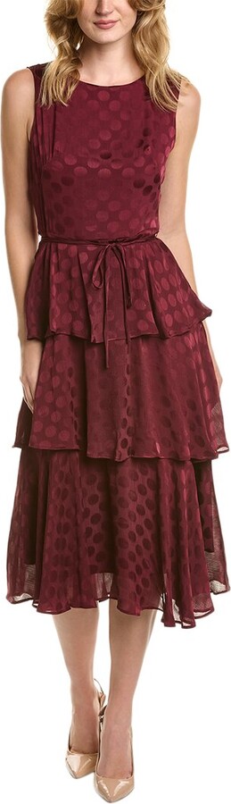 Maison Tara Tiered Midi Dress - ShopStyle