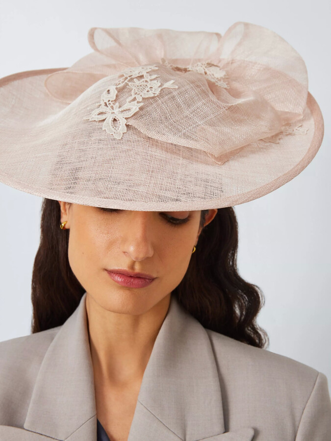 Vixen Large Crinkle Lace Fascinator - ShopStyle Hats