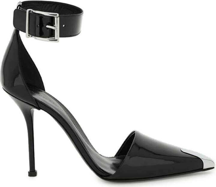 Alexander McQueen Patent Leather Punk Pumps - ShopStyle