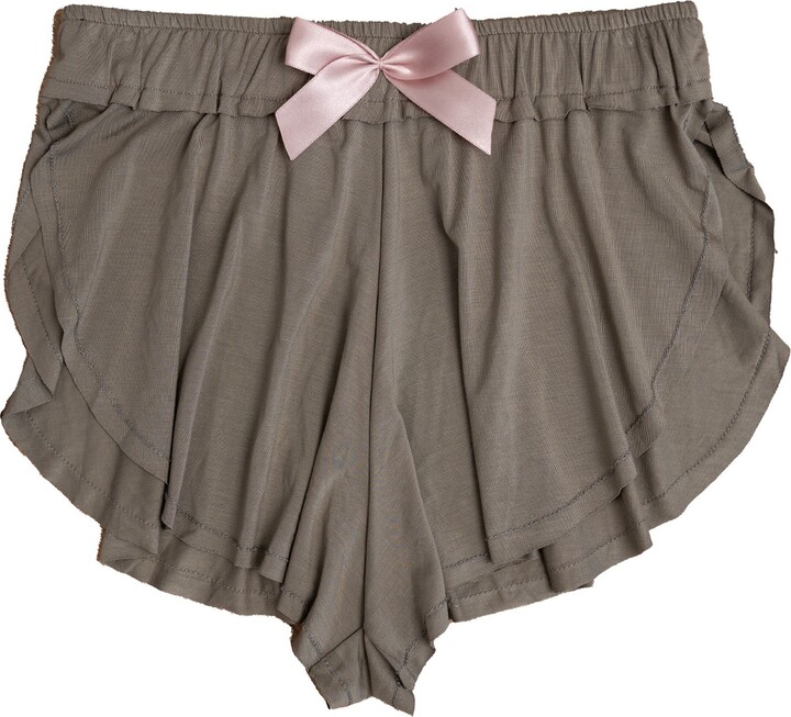 Loreen Label - Butterfly Shorts - Grey - ShopStyle