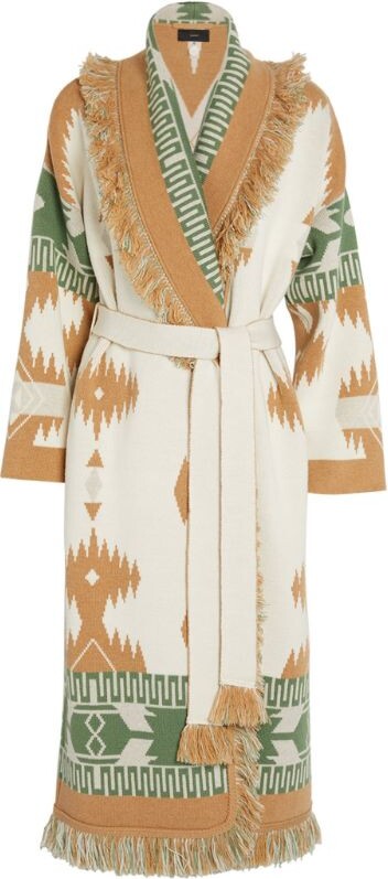 Alanui Wool Jacquard Icon Cardigan - ShopStyle