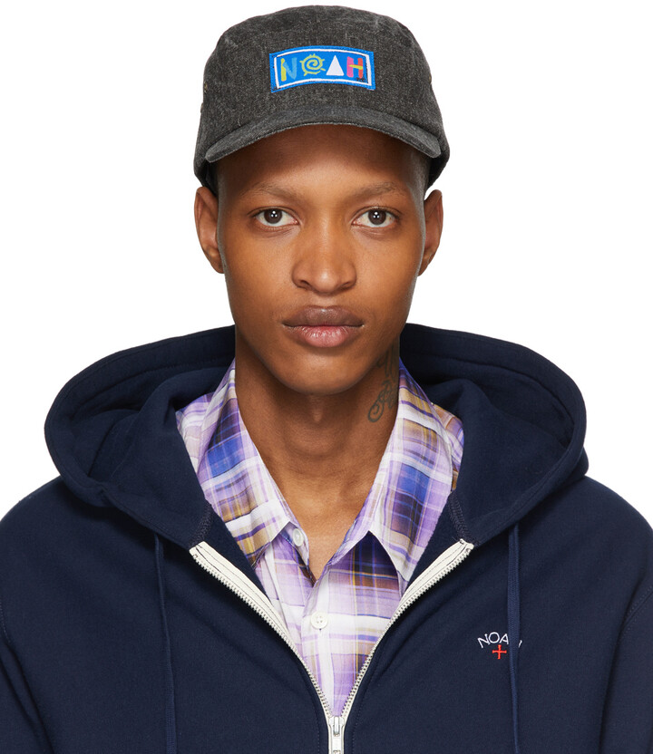 Noah Black Recycled Canvas Hemingway Cap - ShopStyle Hats