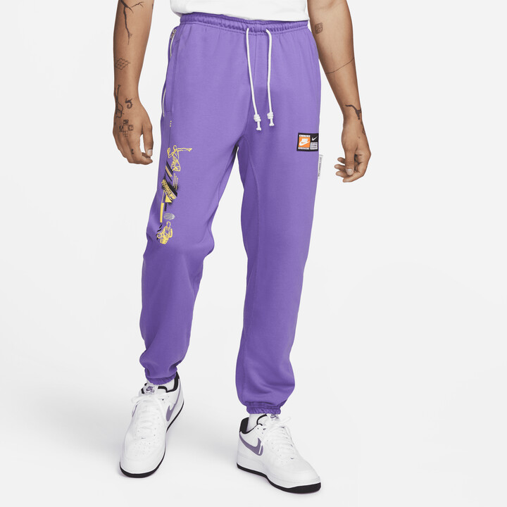 Nike Men's Dri-FIT Standard Issue Basketball Pants in Purple - ShopStyle