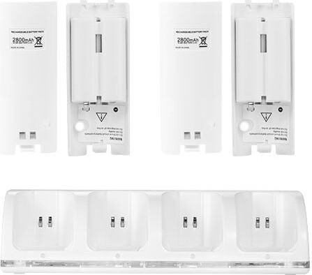 Fresh Fab Finds 4 Remotes Charging Dock Game Controller Charger 2800mAh ...