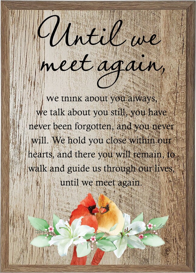 Etsy Memorial Plaque | Funeral Favors Wall Hanging Sorry For Your Loss ...