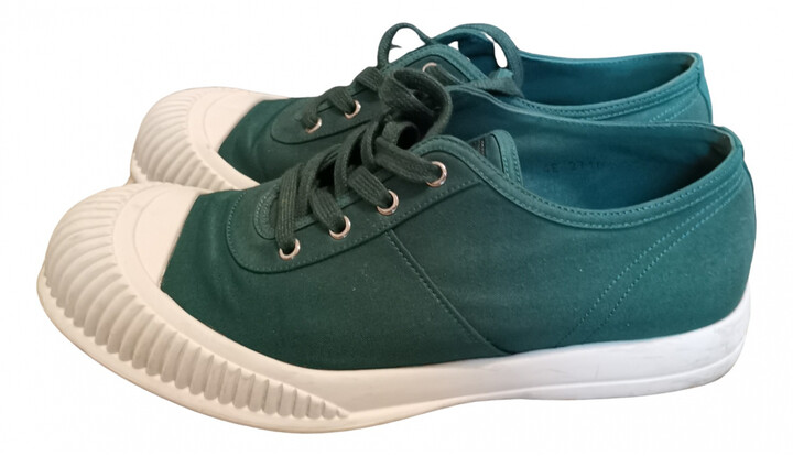 Prada green Cloth Trainers - ShopStyle Sneakers & Athletic Shoes