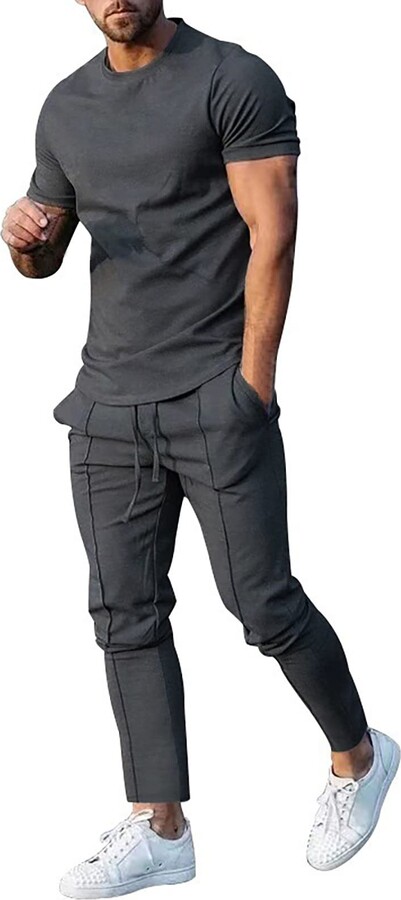 KOUZHAOA Tracksuit Designer Mens Jogger Sweat Sets Big And Tall Name ...