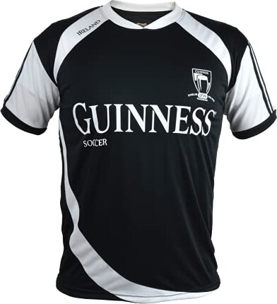 Guinness Official Merchandise Guinness Black and White Soccer Jersey ...