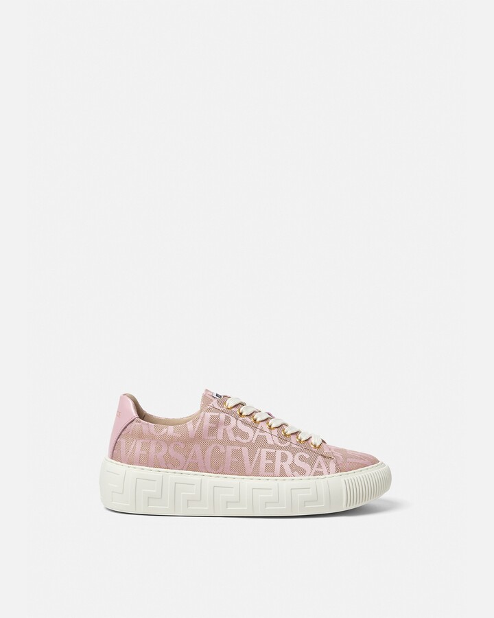 Versace Allover Greca Trainers - ShopStyle Low Top Sneakers