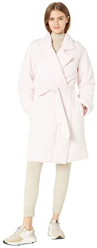Skin Sonya Short Quilted Duvet Robe with Side and Patch Pockets - ShopStyle