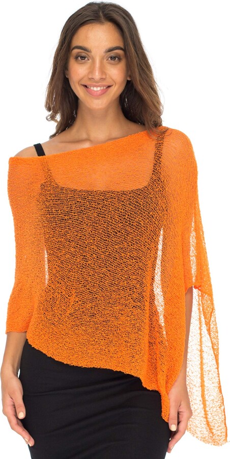 Back From Bali Womens Sheer Poncho Shrug Bolero - ShopStyle Cardigans