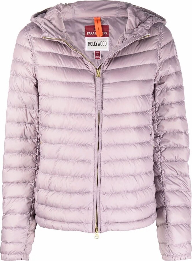 Parajumpers Women's Pink Polyamide Down Jacket - ShopStyle